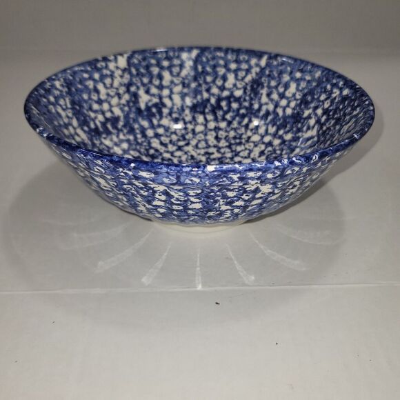 Dining | La Primula Blue White Pottery Serving Bowl Made In Italy ...